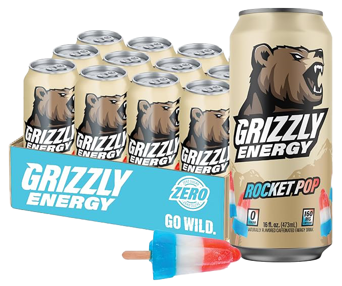 GRIZZLY Rocket Pop473mL Can - 12 pack – Beaver Buzz